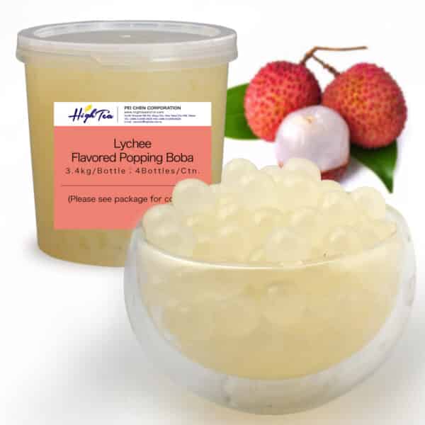 Lychee Popping Boba Balls (3.4Kg / Barrel) - 伂橙股份有限公司