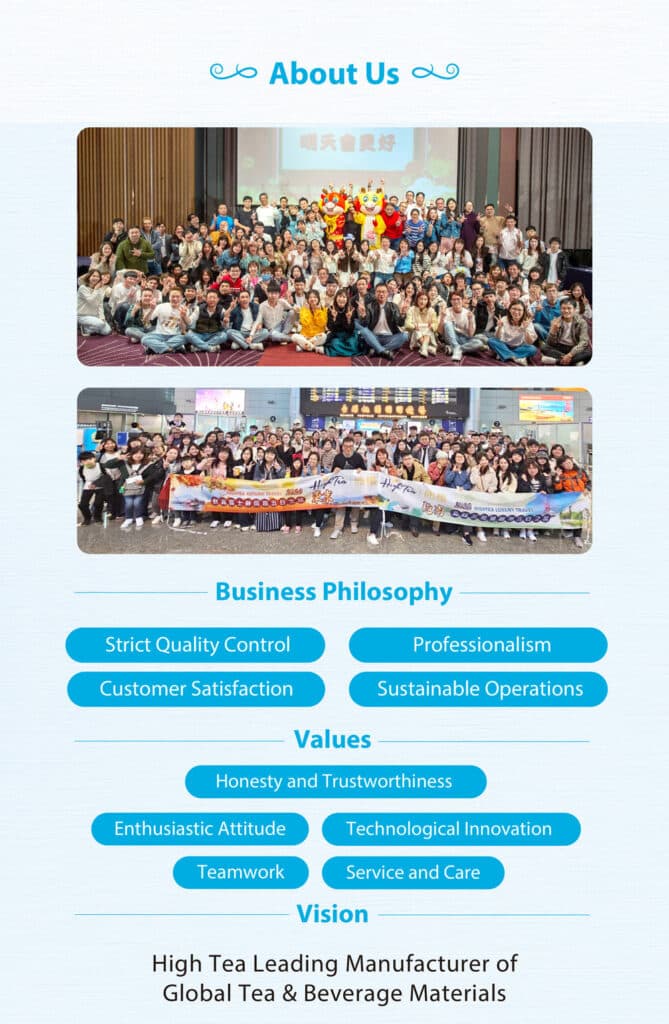 About Us - PEICHEN(HIGHTEA)